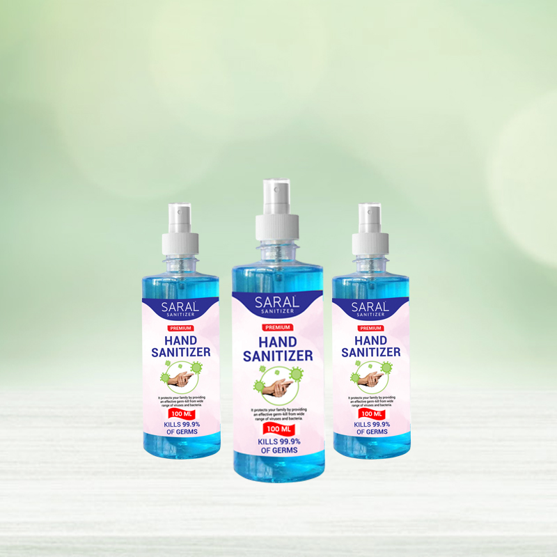 100 ML Hand Sanitizer – Saral Hygiene